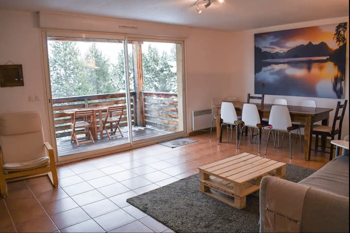 Spacieux Appartement 8 Pers./2 Sdb - Vue Sur Lac ! - Les Angles