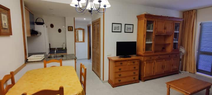 Familiar-piscina-parking-gran Terraza-5 Mts Salou - Cambrils