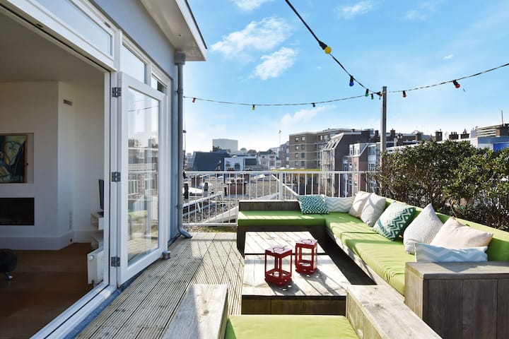 Light Home + Rooftop Near Beach - Scheveningen