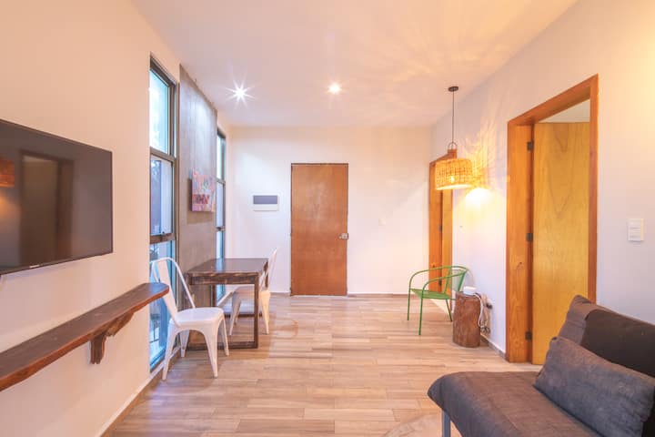 Tropical Boho 2br · Garden View + Terrace - Playa del Carmen