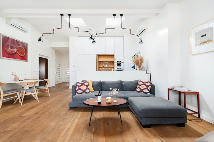 Penthouse - Heart Of Cracow - Balcony - Ac - Cracovie