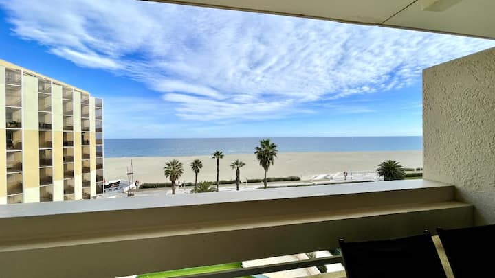 Appart 5 Pers Vue Mer Piscine - Canet-en-Roussillon