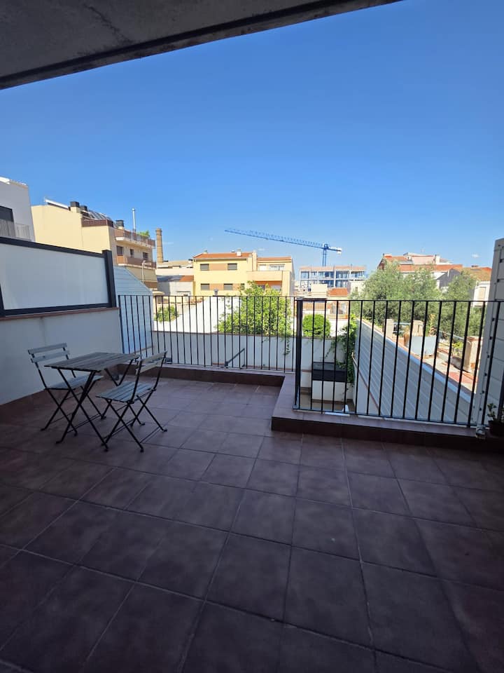 1-2 Piso Tranquilo Con Terraza - Terrassa