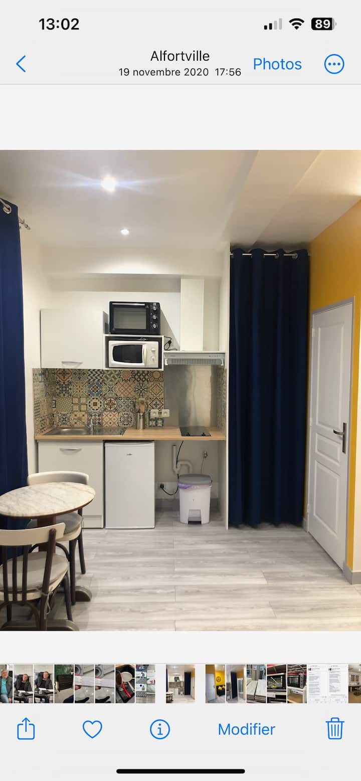 Studio Meublé - à 6mn De Paris Gare De Lyon - Alfortville