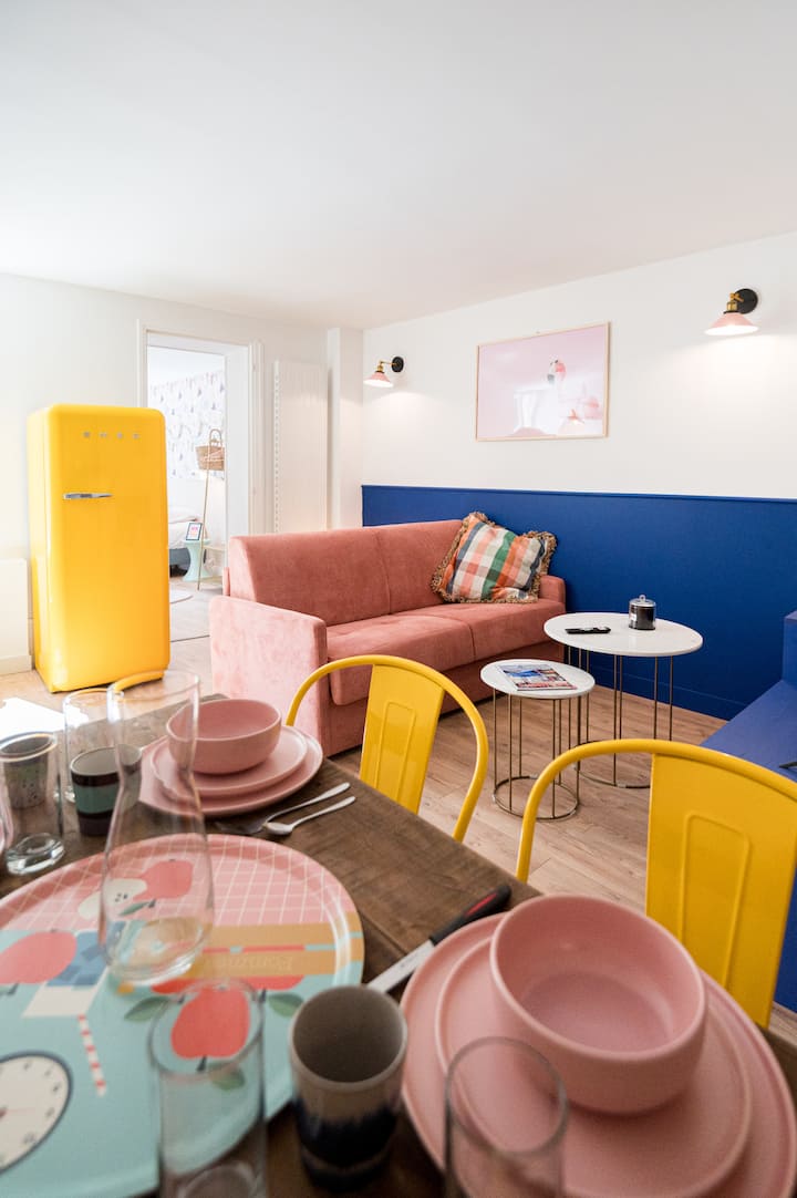 Le Volver. Cœur De Ville * Pop * 40m² Tout éQuipé - Caen