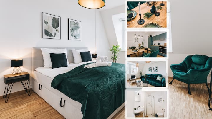 Oasis Appart - Palmenoase - Netflix - Tiefgarage - Dresde
