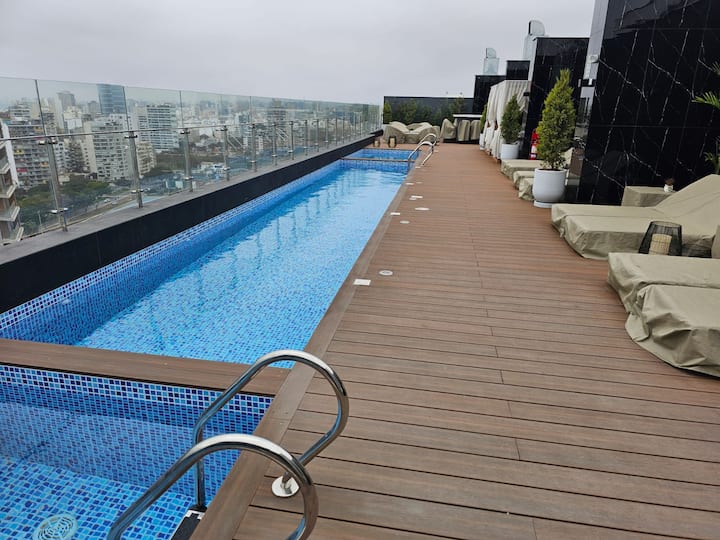Cozy Flat 2br Barranco 1410 Pool, Jacuzzi, Balcony - Peru