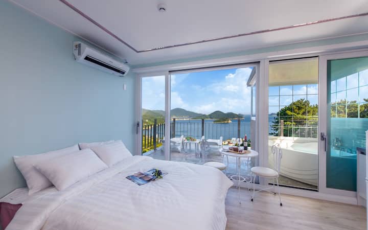 별빛하우스-(애견동반가능/스파룸/오션뷰) - Geoje-si