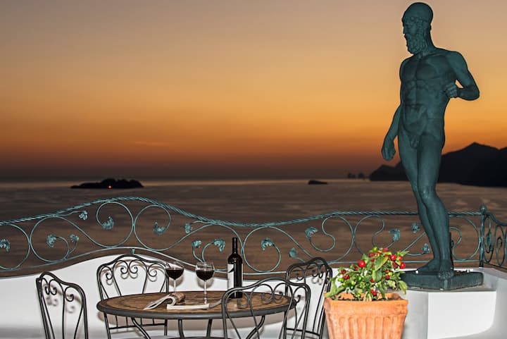 Villa Santa Chiara Positano Sea View And Parking - Positano