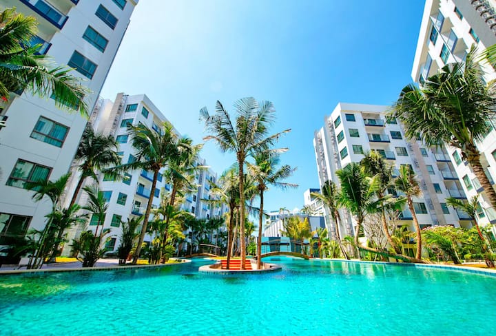 #2 Cozy 2br 2bath Condo  In Central  Pattaya - Jomtien