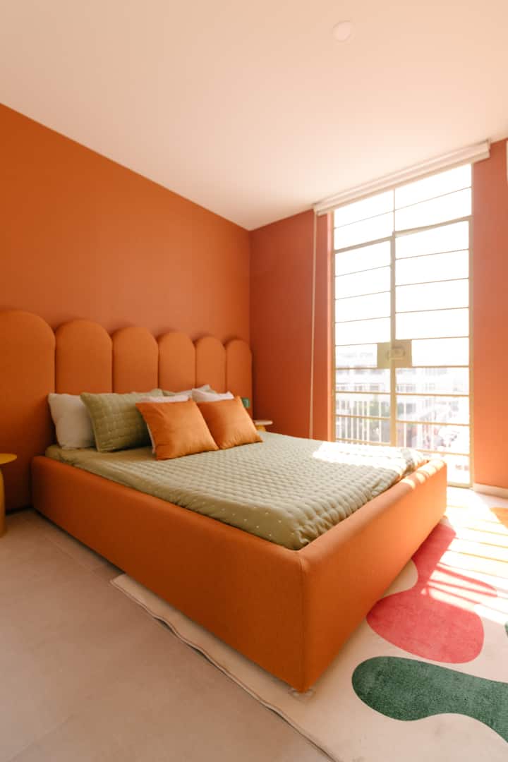 “Lucha Libre” Themed Apartment W/ Rooftop Terrace - Guadalajara