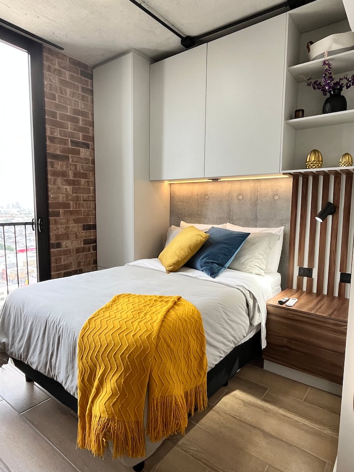 Loft Barrio W | View | Pool + Gym | Parking - Monterrey