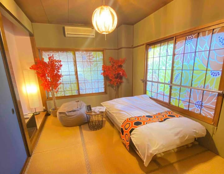 [越後湯沢駅徒歩3分] 源泉掛け流し温泉(和室ベッドルーム) - 南魚沼市