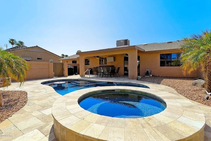 Havarelaxing Stay | Pool | Spa | 7mintobridge - Lake Havasu City, AZ