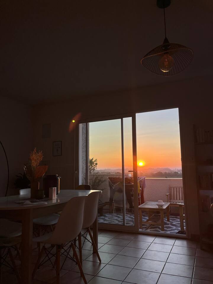 Logement Avec Terrasse Et Vue ! - Pézenas