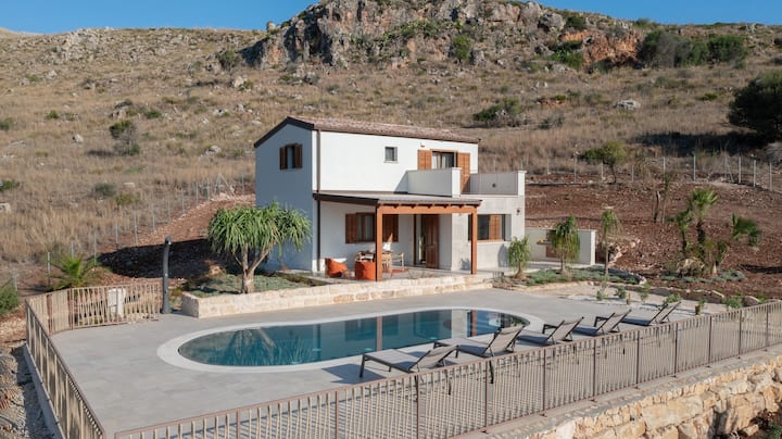 Villa Eos Con Piscina - Scopello