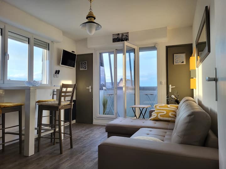 Studio Cosy Centre Et Vue Mer - Courseulles-sur-Mer