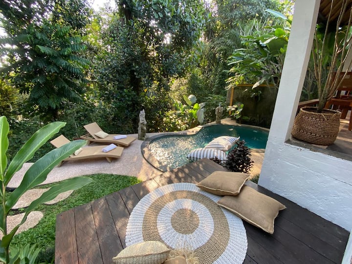 Shapiri Villa -Ubud-2br-piscine Privée-view Jungle - Bali