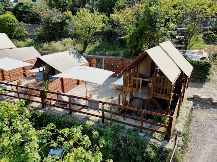 Twiga 1, Tenda Glamping Su Palafitta - Imperia
