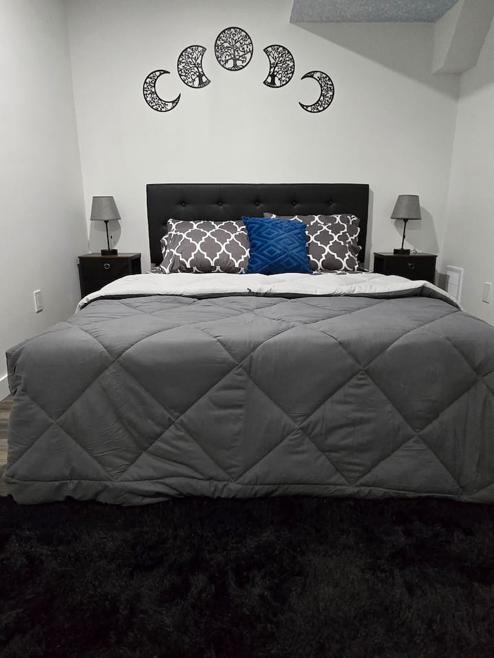 Cozy New 1 Bed Basement Suite - Edmonton, Canada