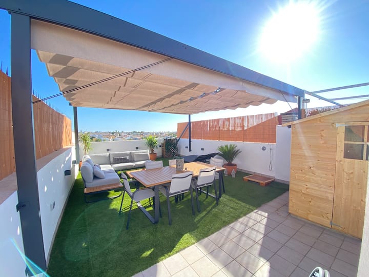 Apartamento Mati, Terraza 55 M2 - Sanlúcar de Barrameda