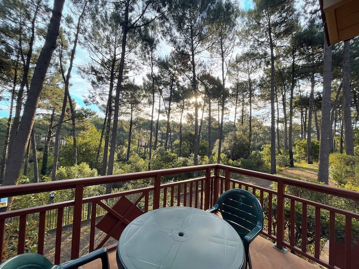 Appart Lacanau Océan Vue Pinède Golf Avec Piscine - Lacanau