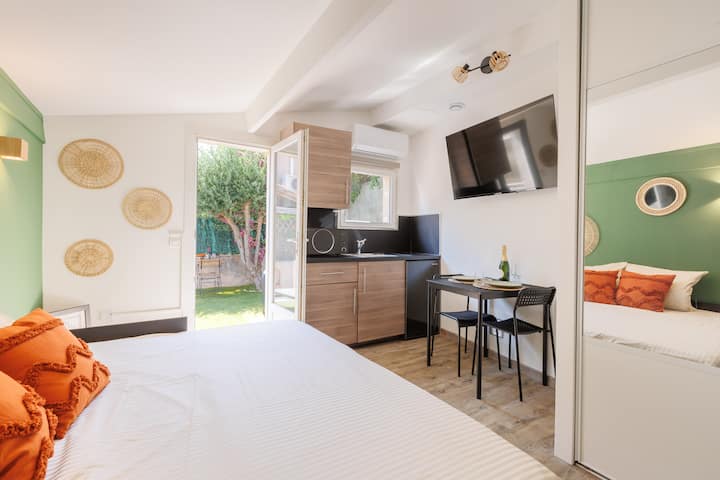 L'olivier - Jacuzzi Jardin Clim Wifi Parking - Plan-de-Cuques