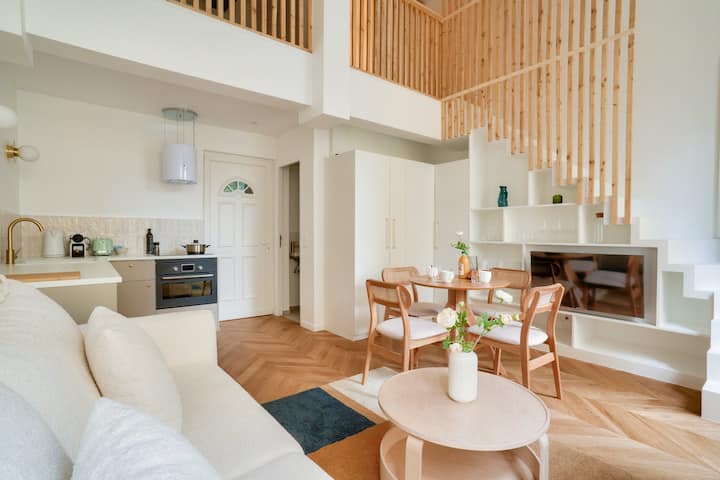 La Belle éPoque - Magnifique Duplex Pour 4 - Ménilmontant