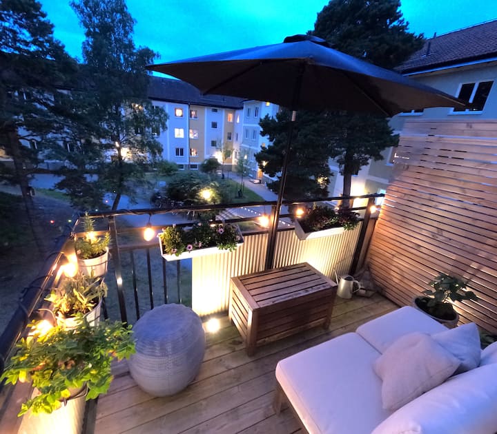 Mysig 2:a Med Balkong Nära Stockholm Och Natur! - Estocolmo