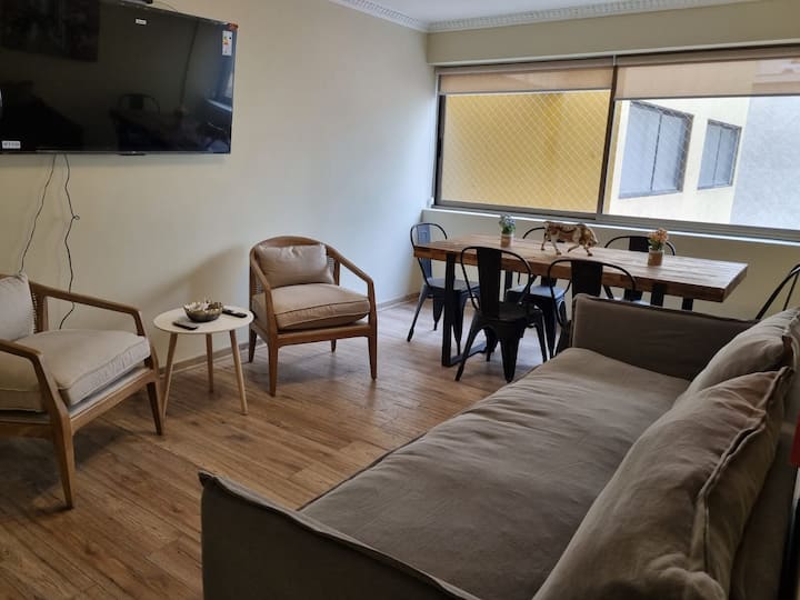 Departamento A 2 Cuadras De Mall Costanera Center - Providencia