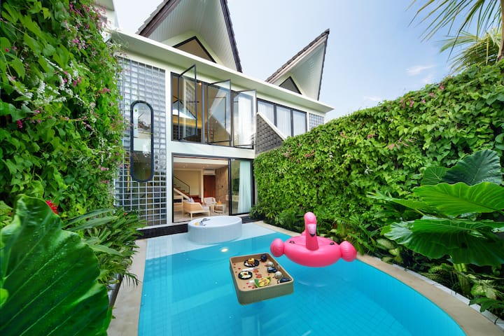 Smart Loft Private Villa W/jacuzzi In Canggu - Canggu