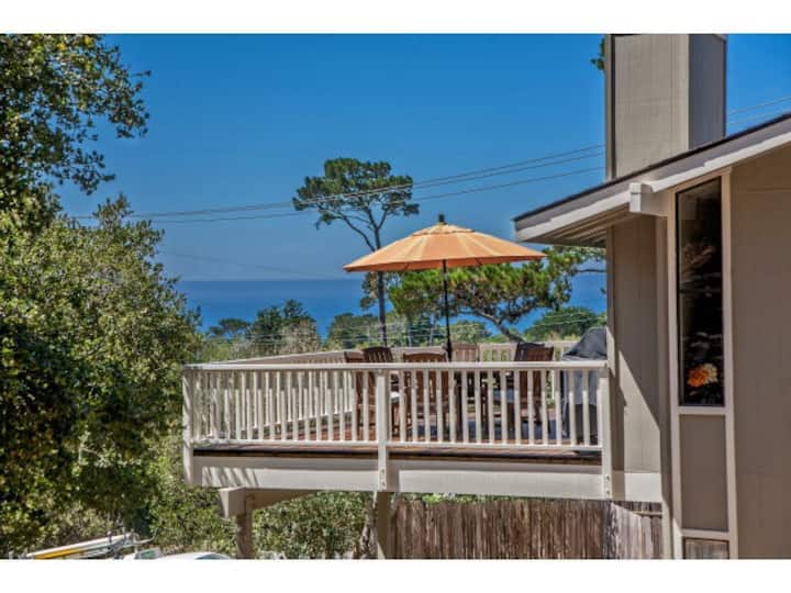 Carmel Home W/ Ocean Views, Corner Lot, Big Deck! - Carmel-by-the-Sea, CA
