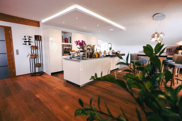 Große Moderne Deluxe Wohnung Atterseenähe 200m² - Mettmach