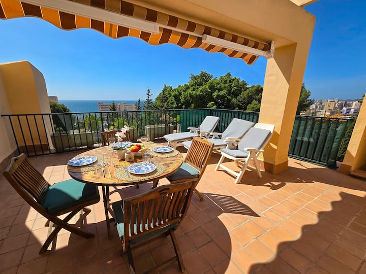 Penthouse Del Sol With Wifi, Parking, Pool - Fuengirola