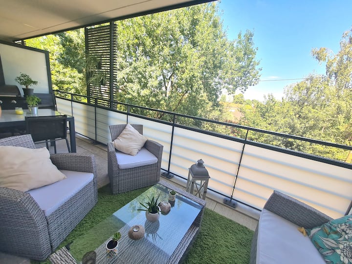 Beau T3 72m2 Avec Terrasse  Centre Toulouse +Park - Toulouse