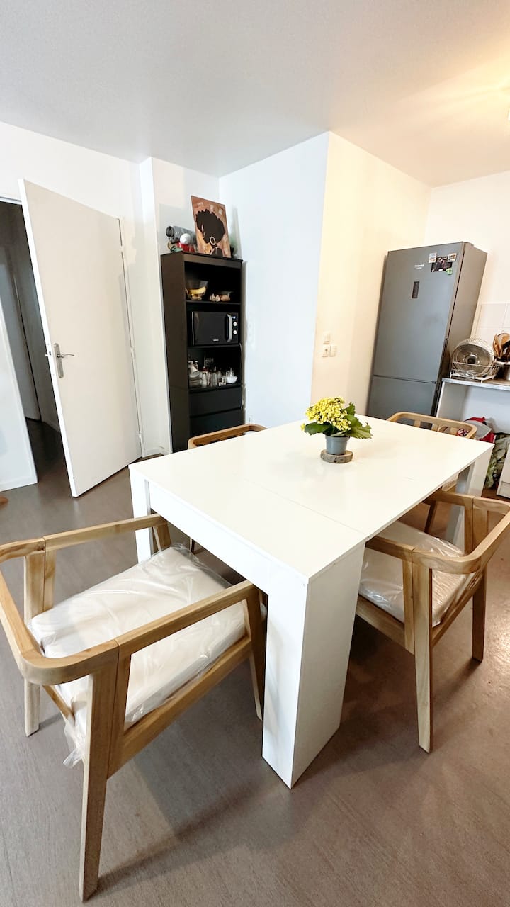 Chambre Agréable Apt Avec Balcon - Aubervilliers