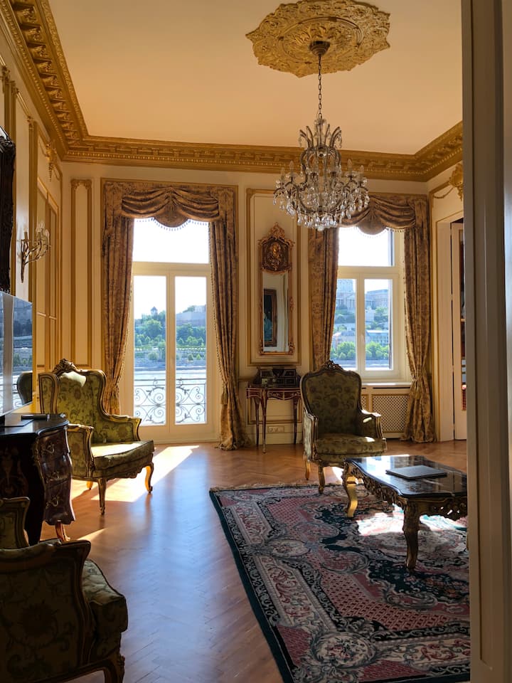 Baroque Danube Panorama Red - Budapest