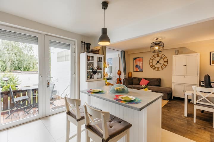 Cosy! Chambre,garage,jardin,sauna,clim,bureau. - Regione Bruxelles, Belgio