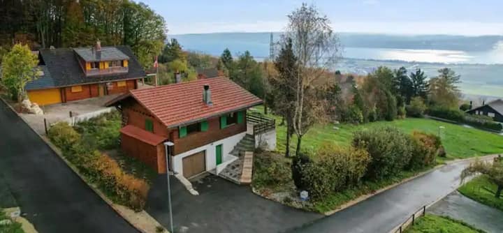 Chalet Panoramique Alpes Et Lac - Yverdon-les-Bains