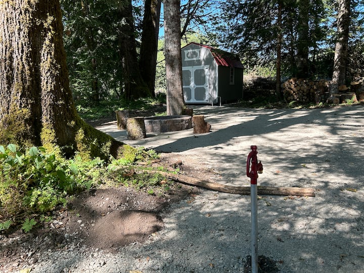 Warm Shed - Get Your Winter Camping Game On - Ashford, WA