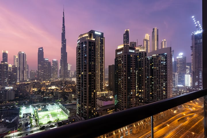 The Sterling - Lux 2br With Full Burj Khalifa View - Dubai