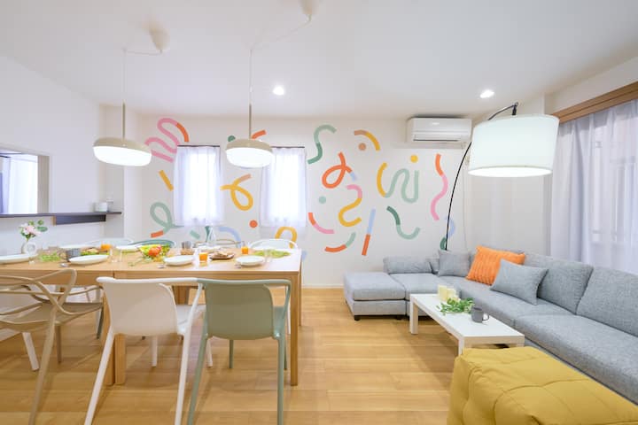 7min To Shinjuku/130㎡/4br/2showers/private House - Shinjuku City