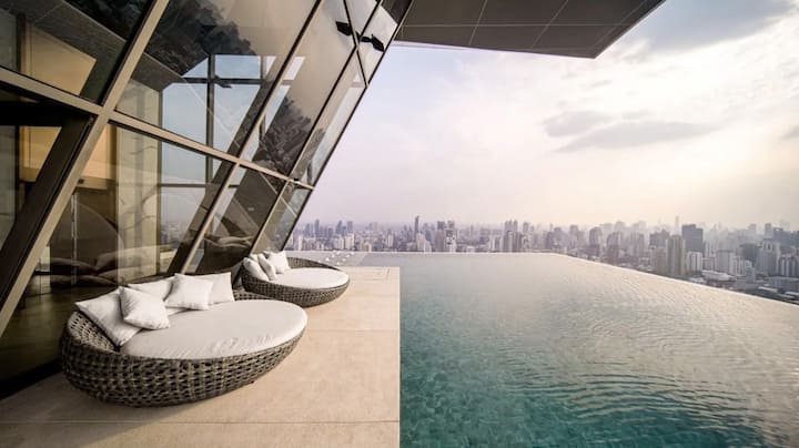 Infinity Pool, Gym, High Floor Luxury In Thong Lor - Bangkok