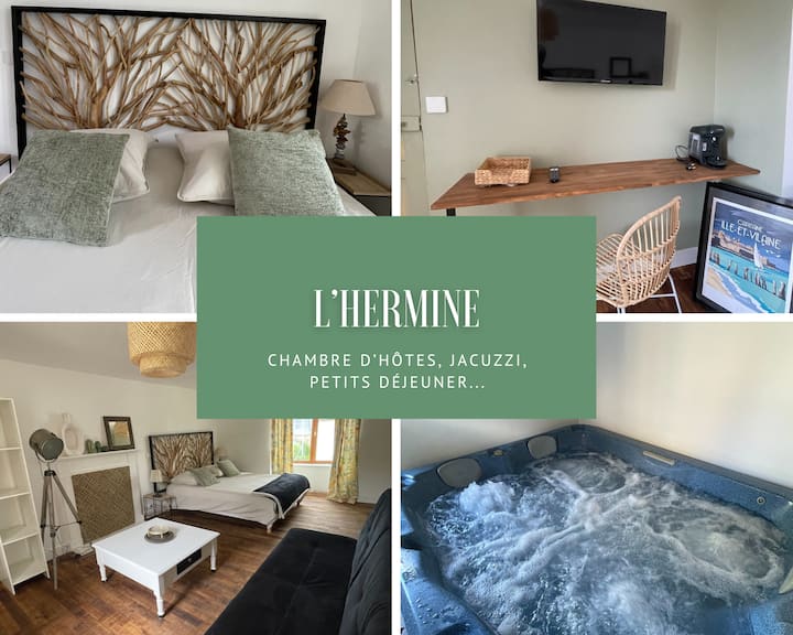 L'hermine : Chambre D'hôte Et Jacuzzi - Côtes-d'Armor
