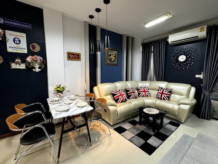Luxury Loft 2br 4-6ppl Near Impact 500m To Station - Pak Kret