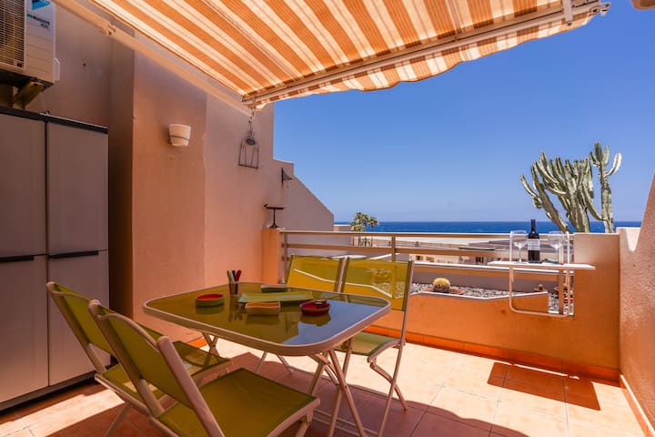 Duplex Confortable Face à La Mer à La Tejita - El Médano