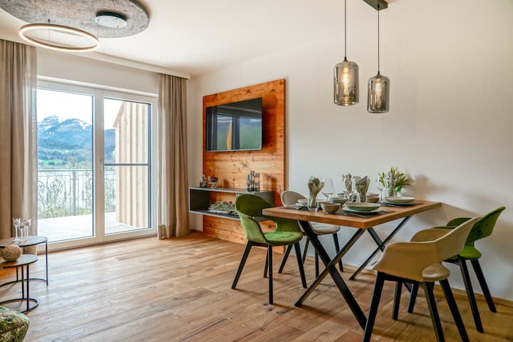 Haus Alpenblick Ferienwohnung Fluorit 44m2 - Wolfgangsee