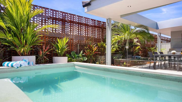 Ocean Pearl -Heated Plunge Pool Luxe Accommodation - Byron Bay