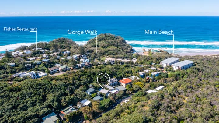 Sandcastles 2 + Sleeps 6 + Close To Main Beach - モートン島
