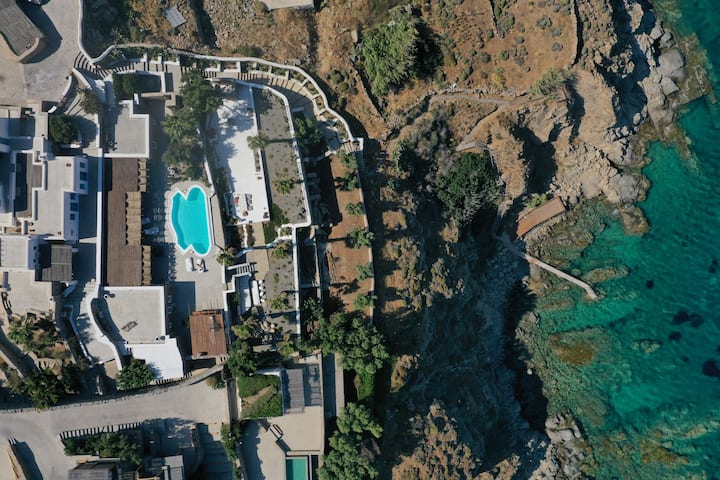Villa Karkos / Kalolivadi Beach - Китнос